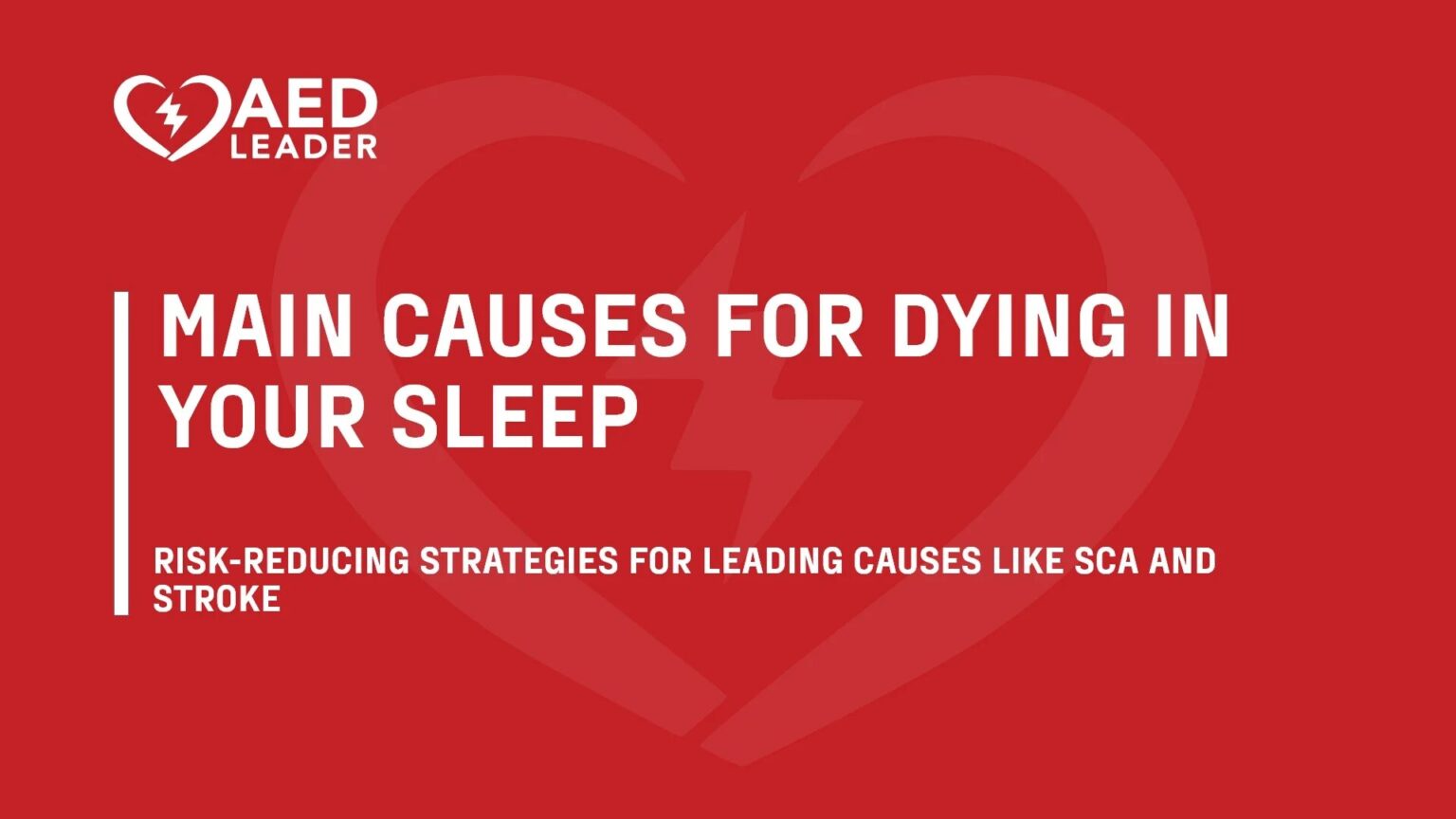 Nocturnal Death: Reasons People Die in Their Sleep | Smartech