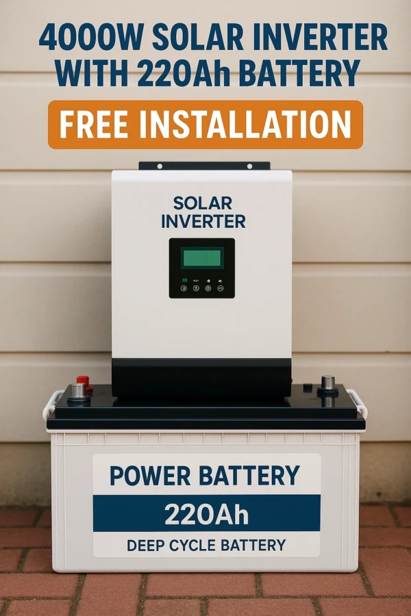 4000W Solar Inverter with 220Ah Battery package | Smartech