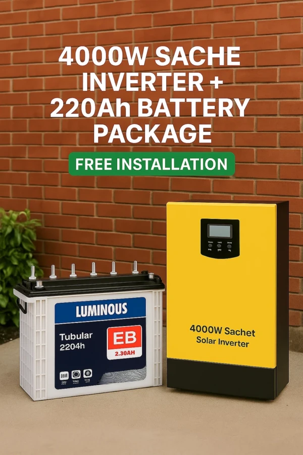 4000W Solar Inverter with 220Ah Battery package | Smartech